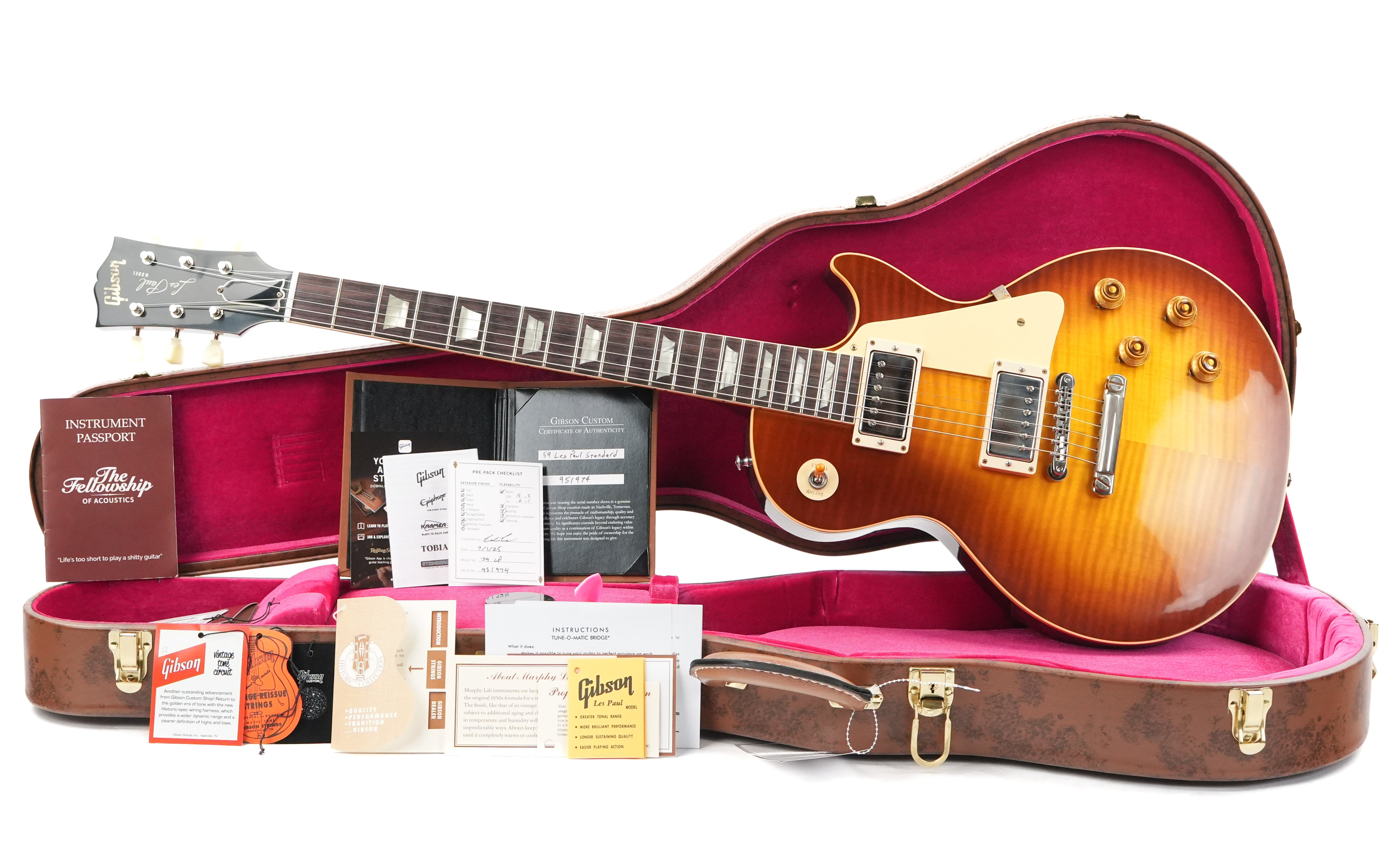 Gibson Custom 1959 Les Paul Standard Reissue Ice Tea Burst VOS | TFOA