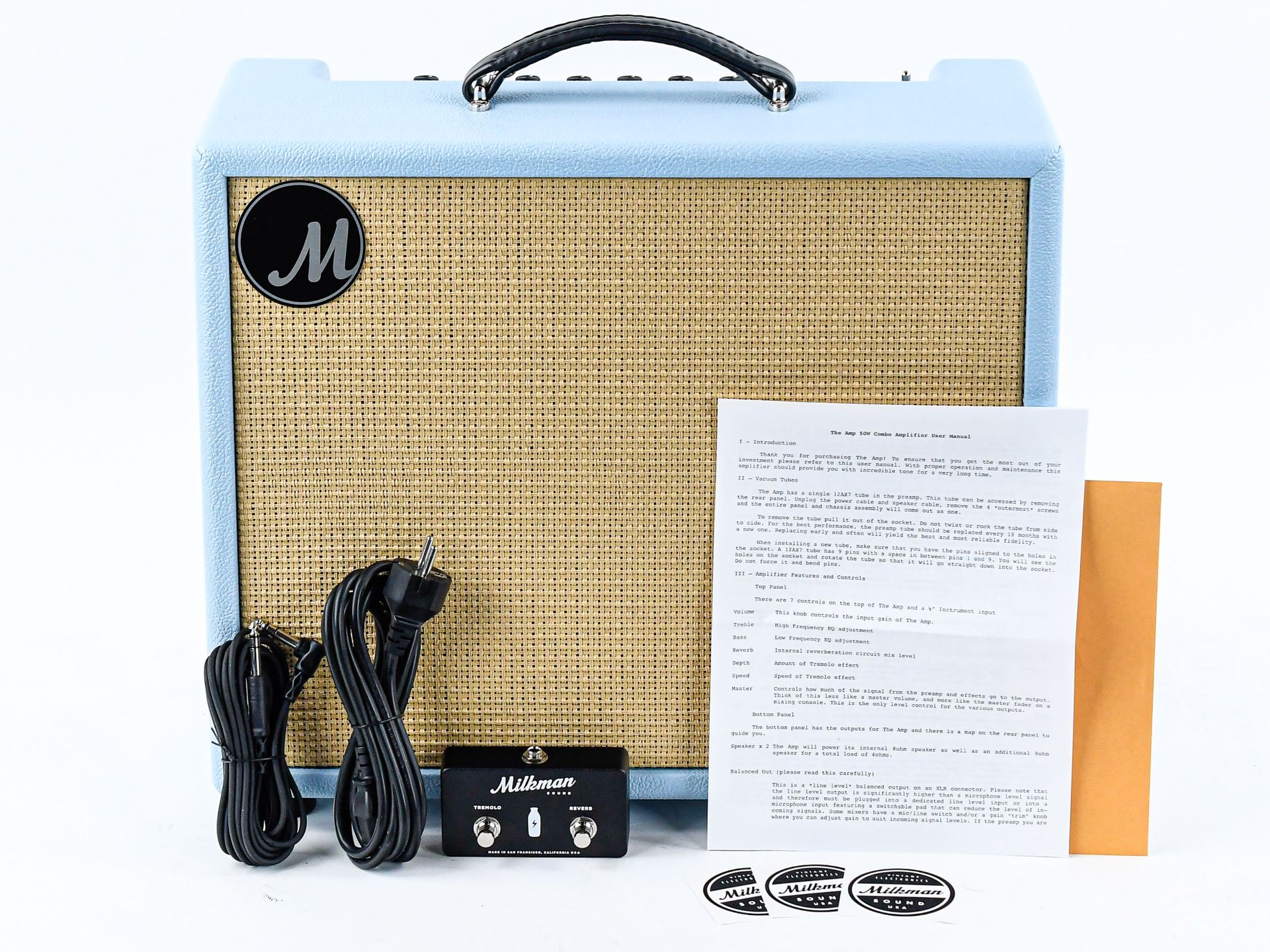 Milkman The Amp 12 Combo Powder Blue | The Fellowship of Acoustics