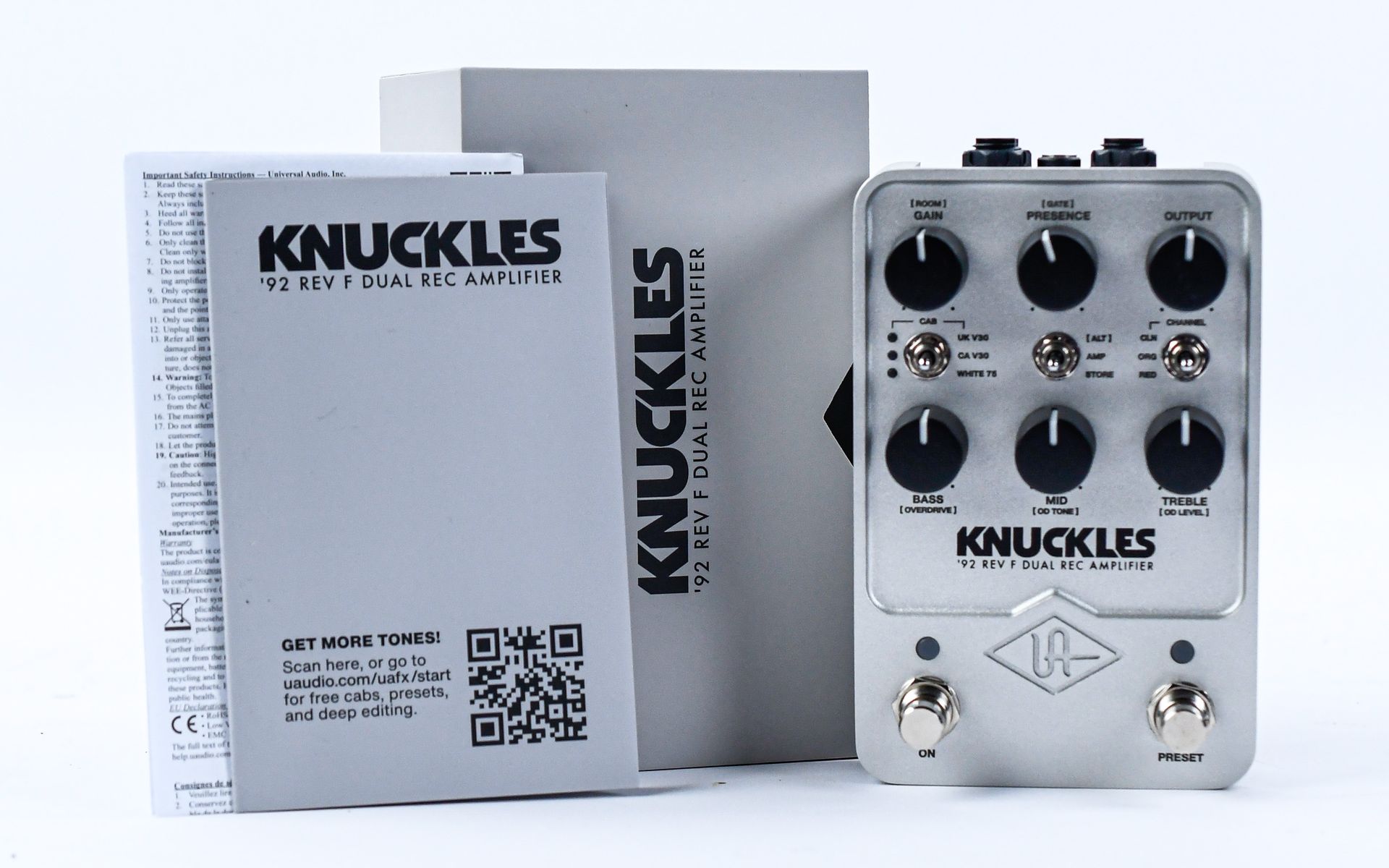 Universal Audio UAFX Knuckles '92 Rev F Dual Rec Amplifier | The ...