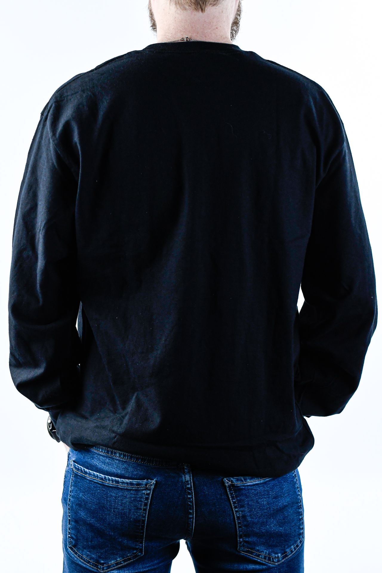 Fender Spaghetti Logo Long Sleeve Black | The Fellowship of Acoustics