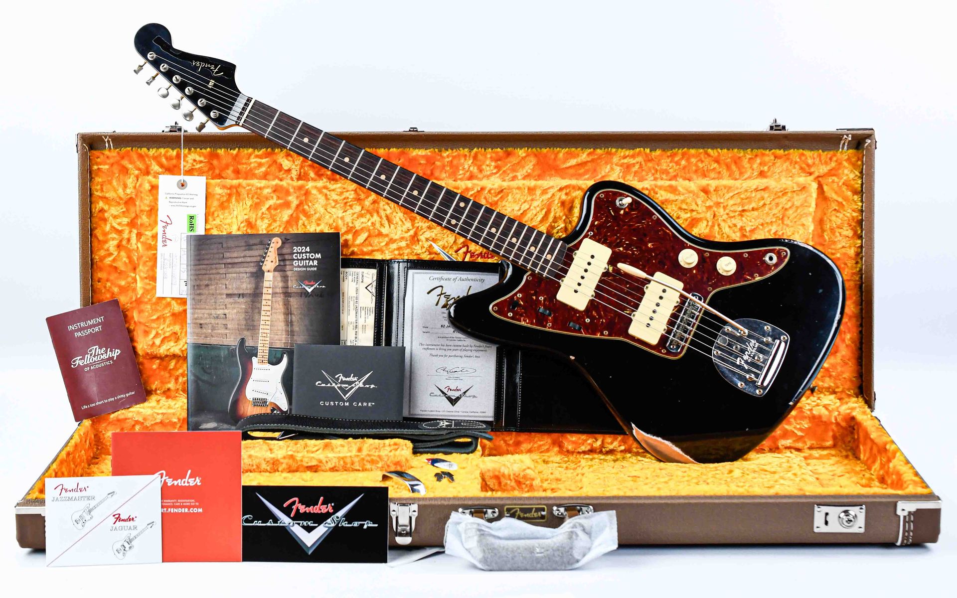 Fender Custom Shop 1962 Jazzmaster Black Relic | The Fellowship of ...
