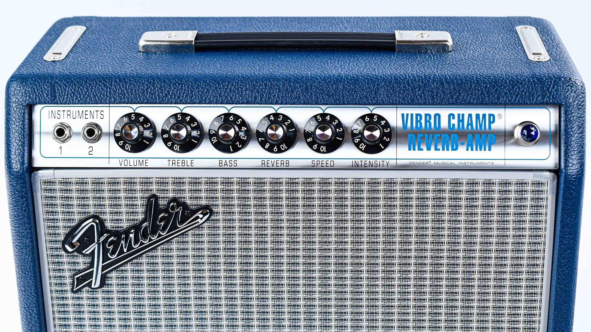 Fender FSR 68 Custom Vibro Champ Reverb Navy Blue | The Fellowship of ...