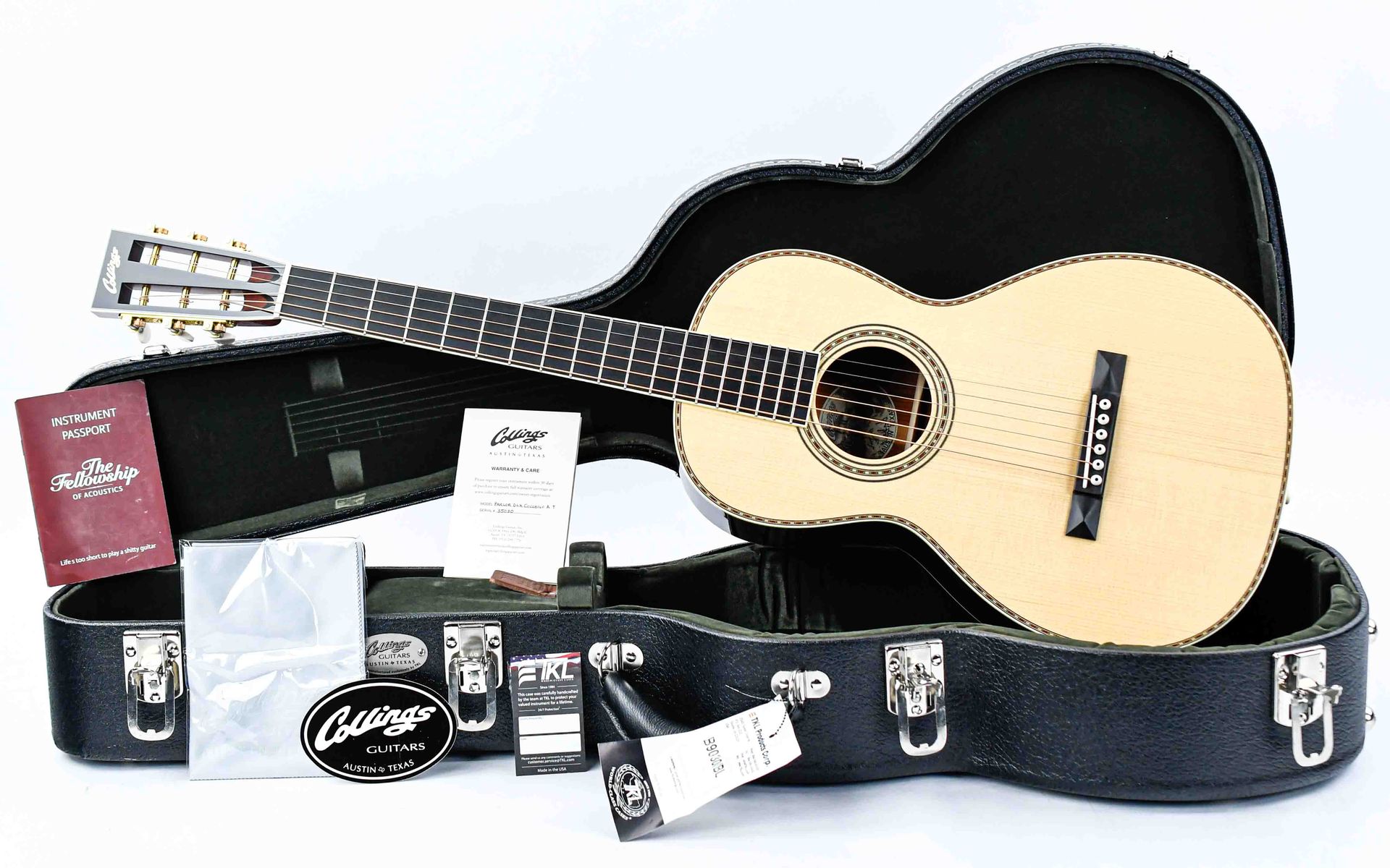 Collings Parlor Deluxe Cocobolo Adirondack Traditional | The Fellowship ...