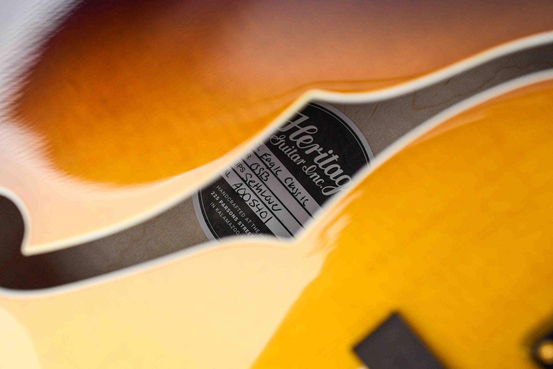Heritage Eagle Classic Original Sunburst | The Fellowship of Acoustics