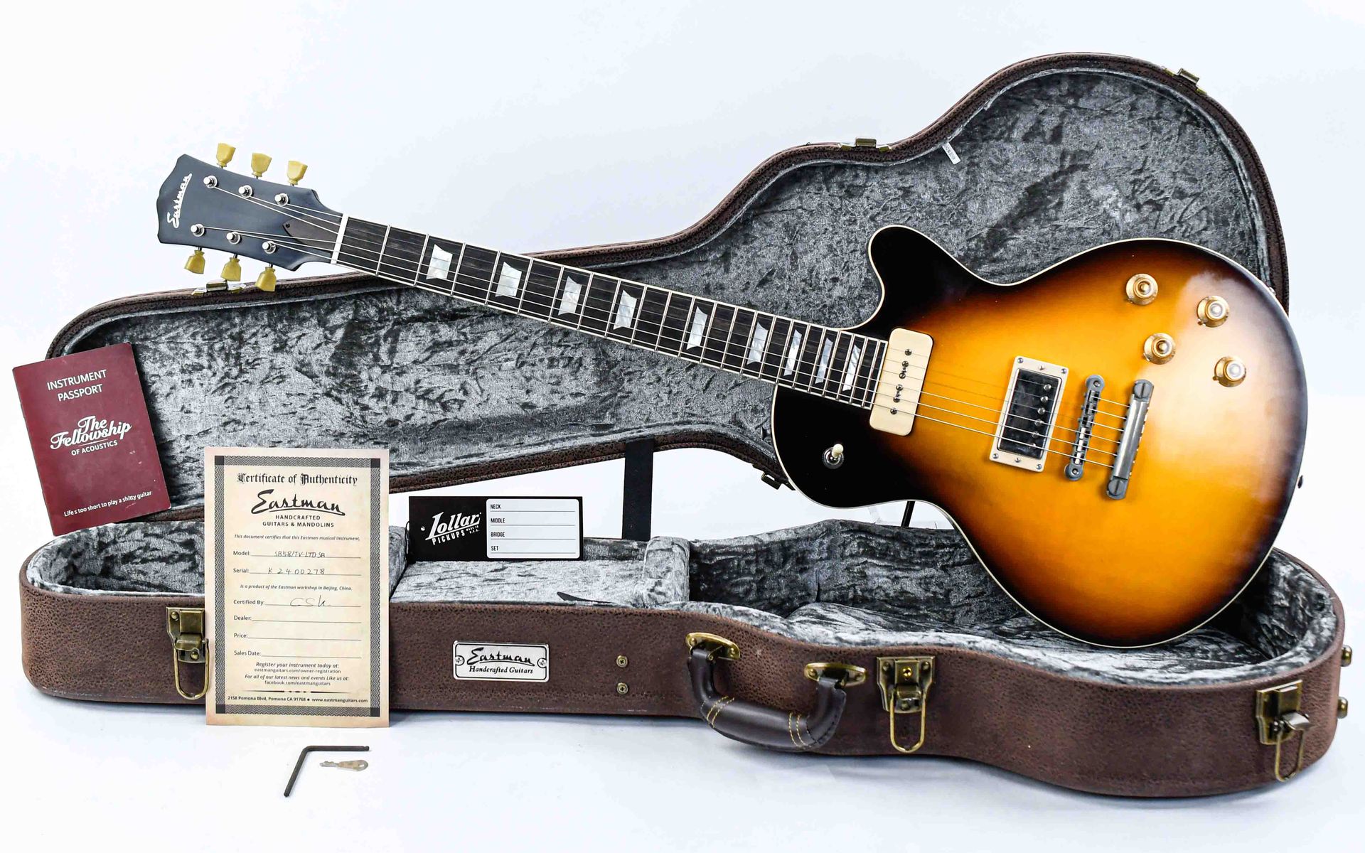 Eastman SB58/TV Sunburst Limited Edition | The Fellowship of Acoustics