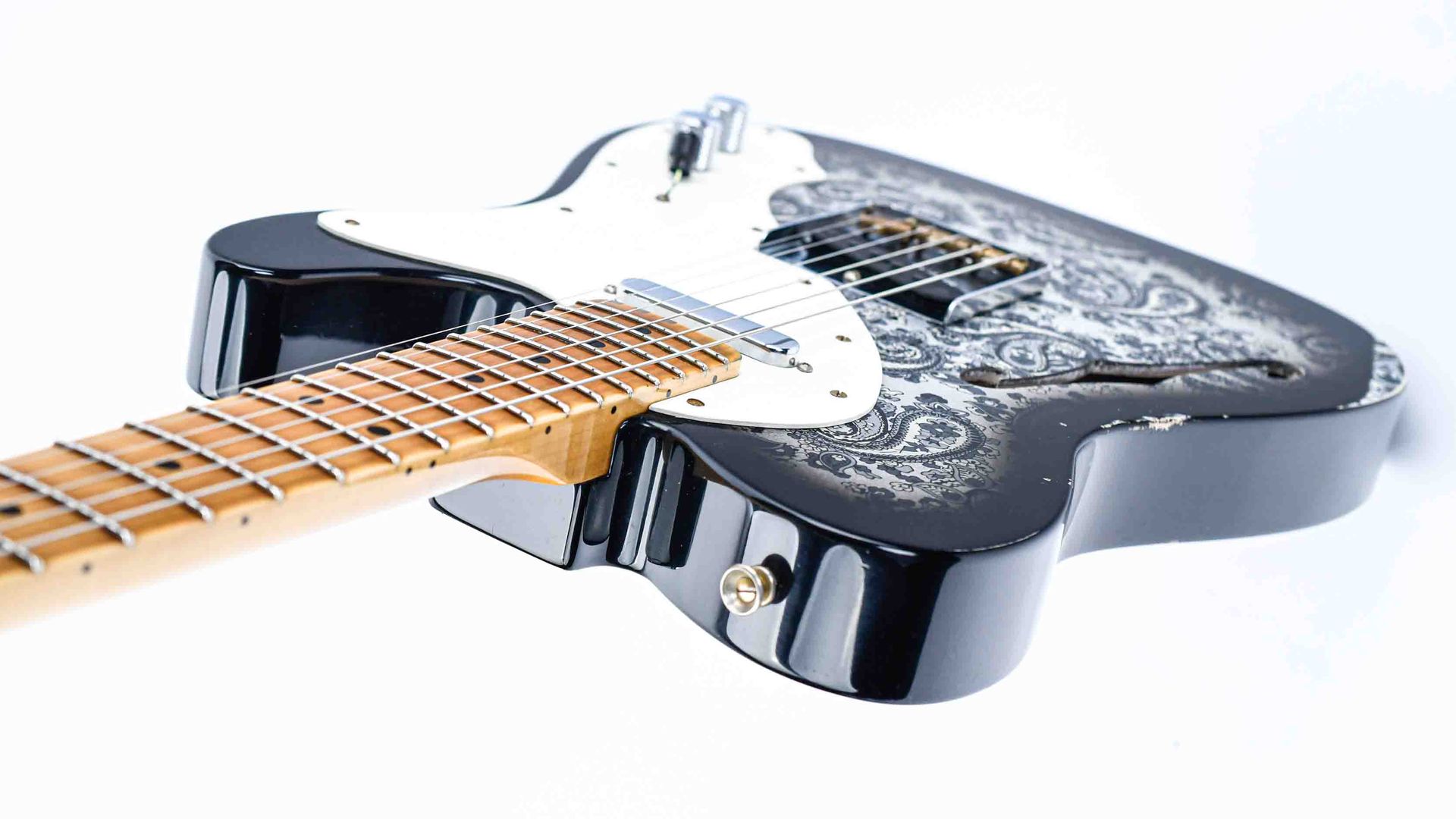 Fender Custom Shop 50s Telecaster Thinline Black Paisley Relic | The ...