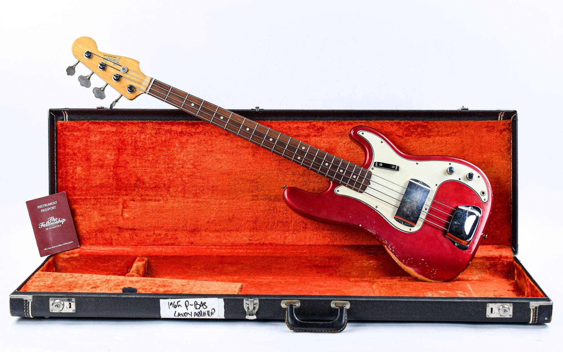 Fender Precision Bass Candy Apple Red 1965 | The Fellowship of Acoustics