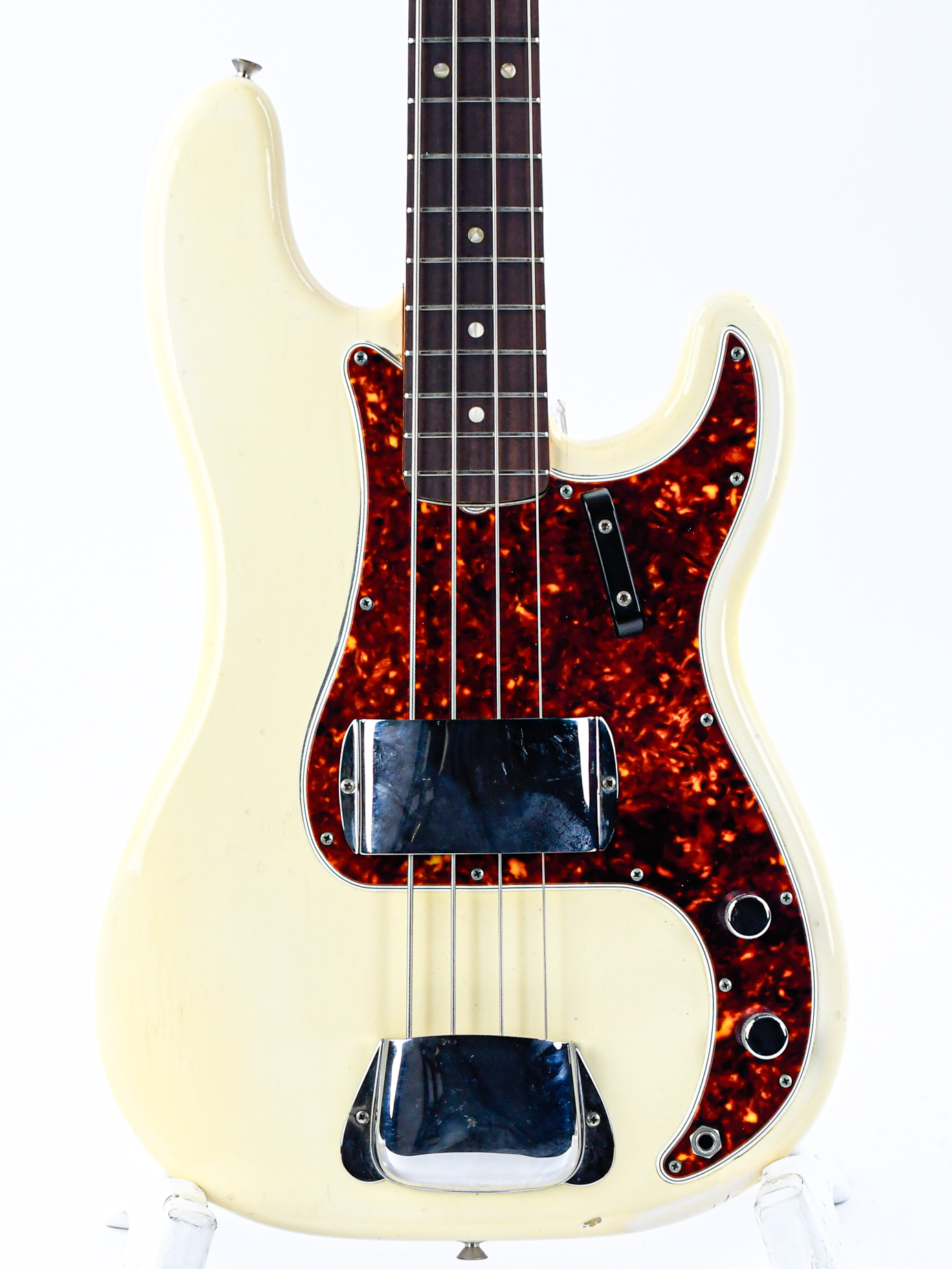 Fender Precision Bass Olympic White 1966 | The Fellowship of Acoustics