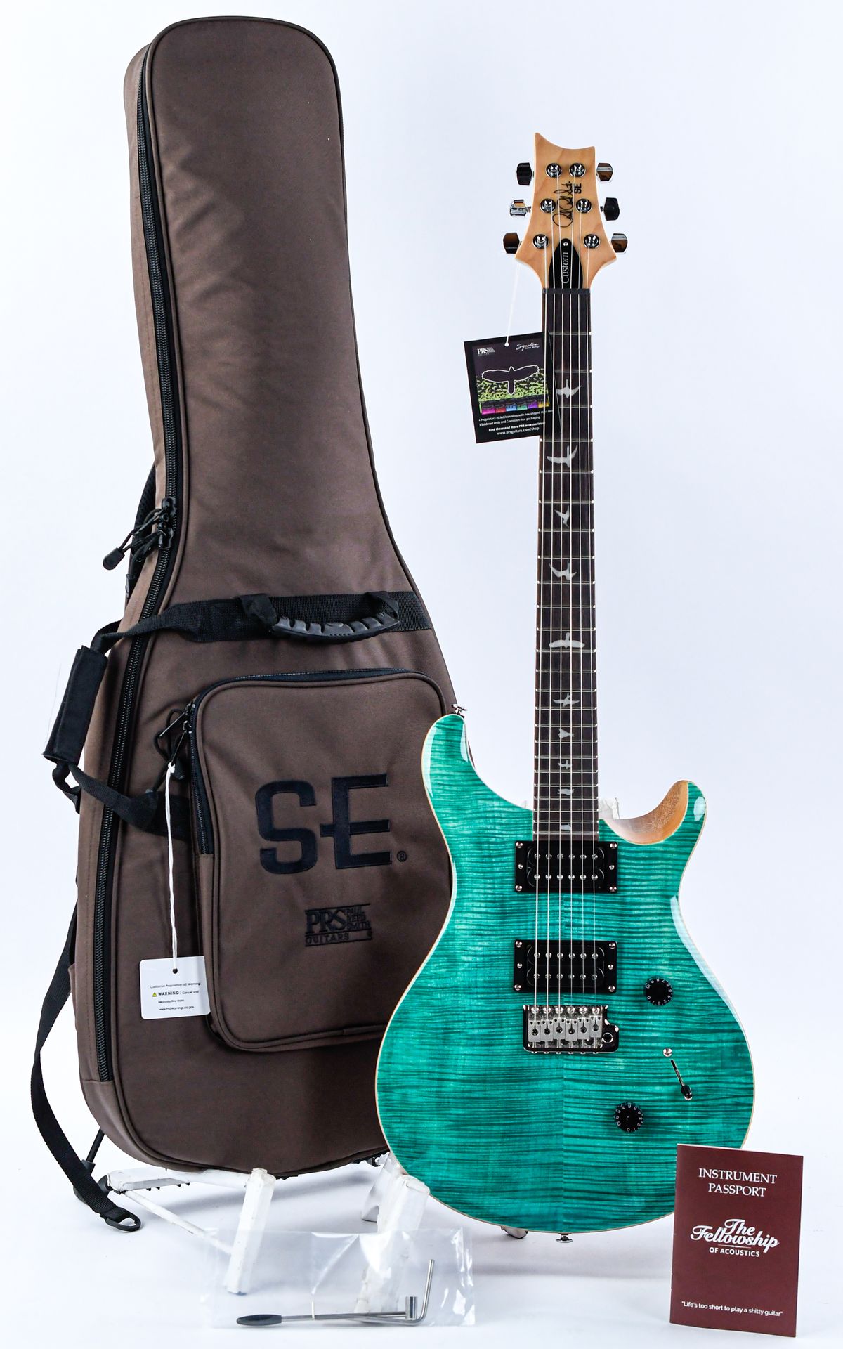 PRS SE Custom 24 Turquoise | The Fellowship of Acoustics