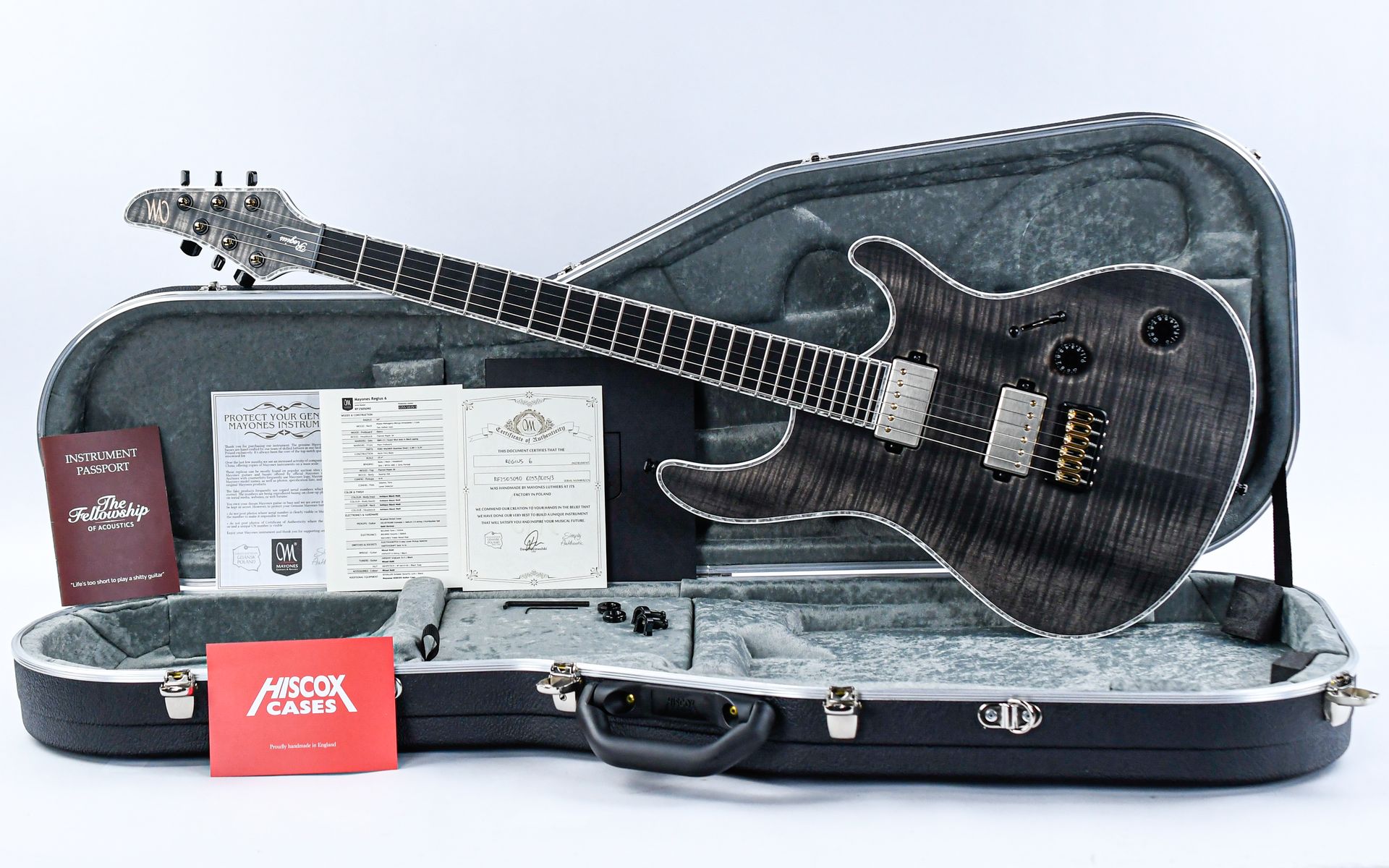 Mayones Regius 6 Matte Black | The Fellowship of Acoustics