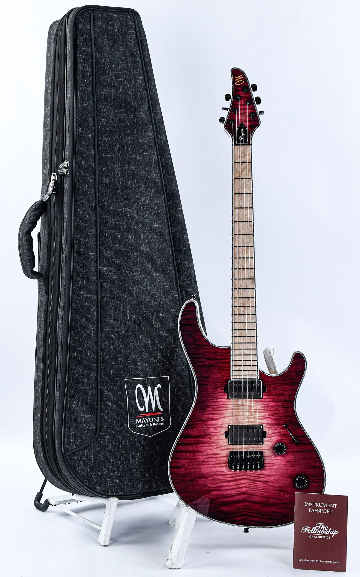 Mayones Regius 6 Natural Fade Red Burst | The Fellowship of Acoustics