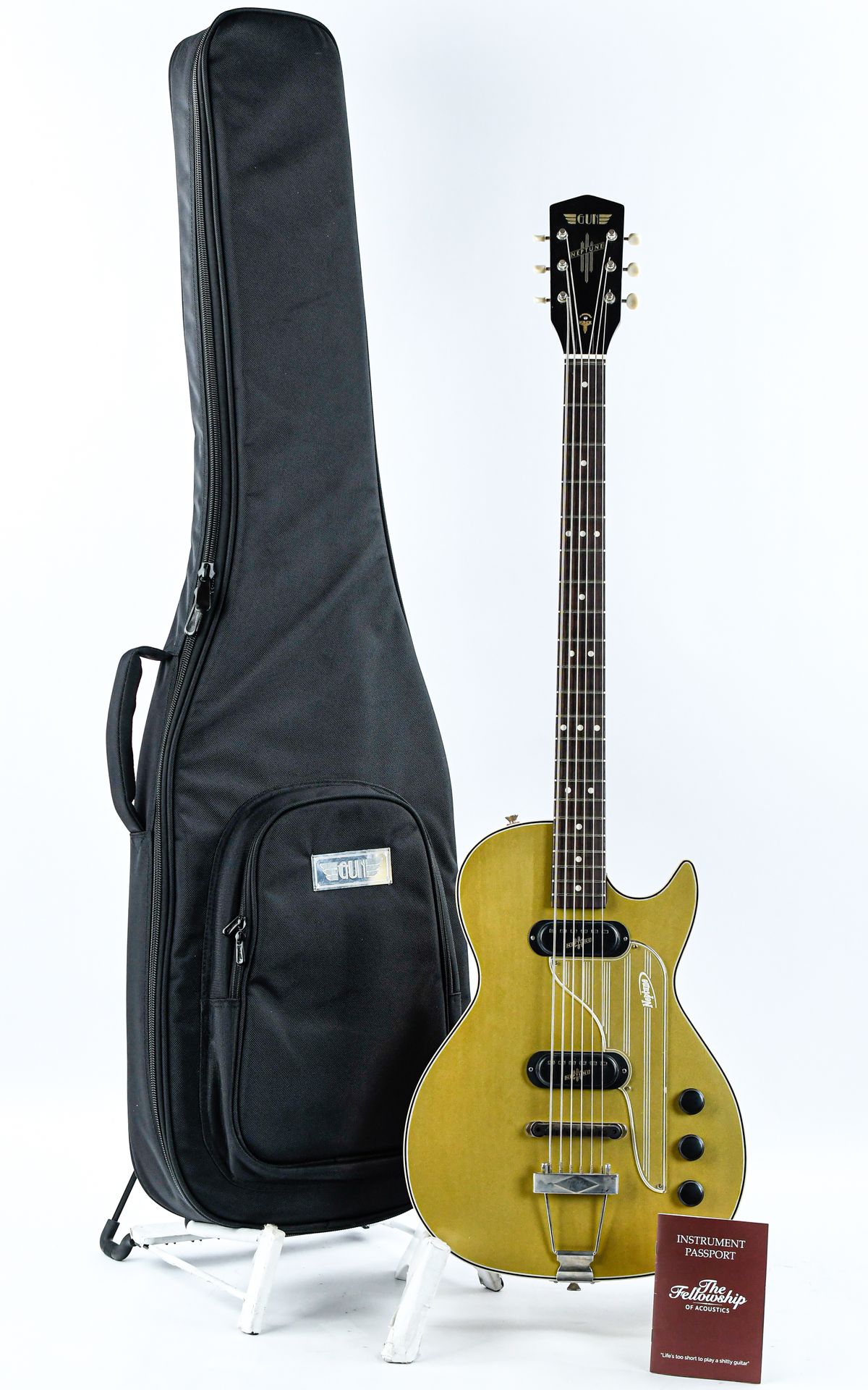 Gun Guitars Neptune Bass VI Gold | The Fellowship of Acoustics
