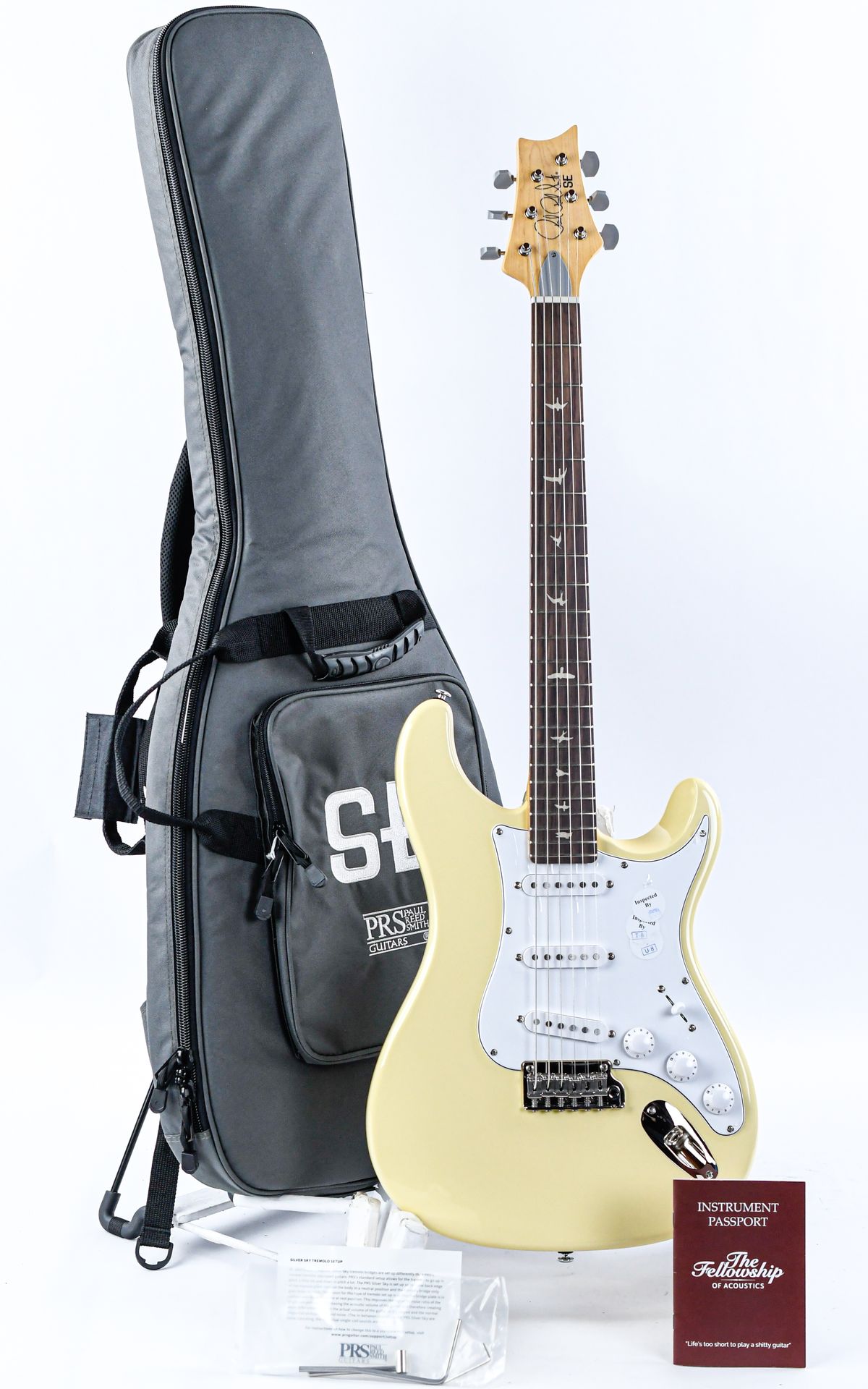 PRS SE Silver Sky Moon White | The Fellowship of Acoustics