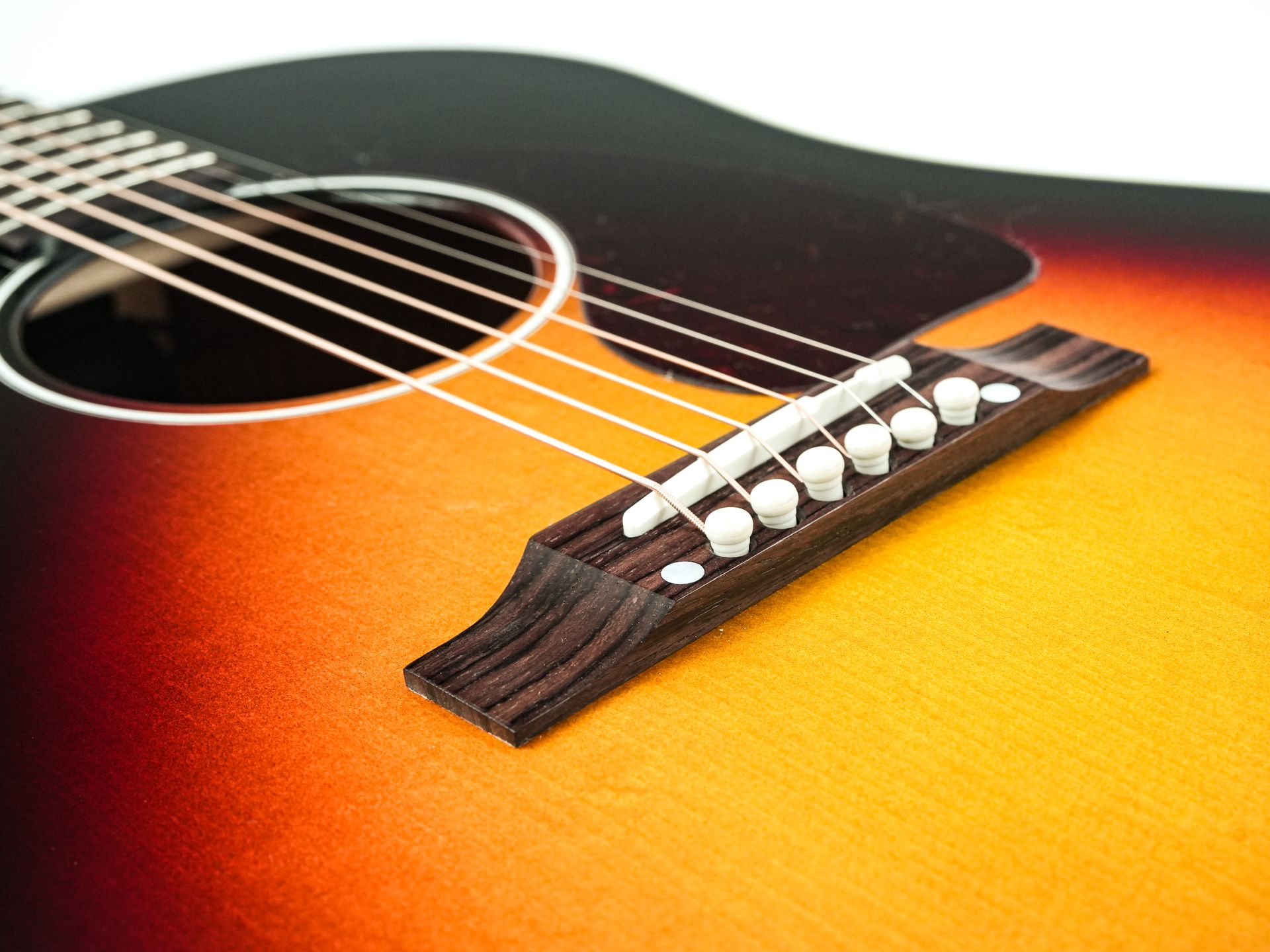 Gibson Custom J45 Standard Red Spruce Tri Burst | The Fellowship of ...