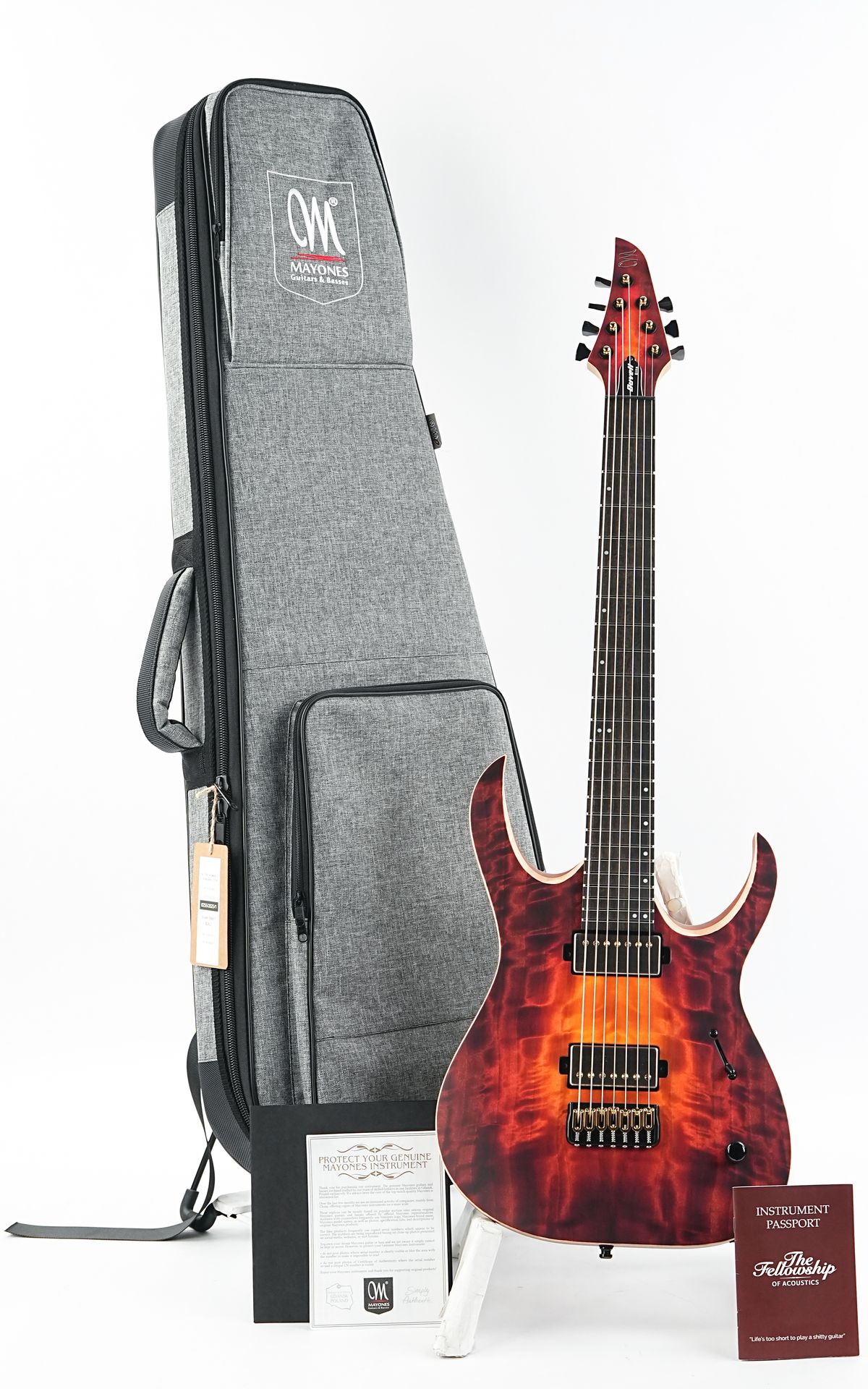 Mayones Duvell Elite 7 Lava Burst | The Fellowship of Acoustics