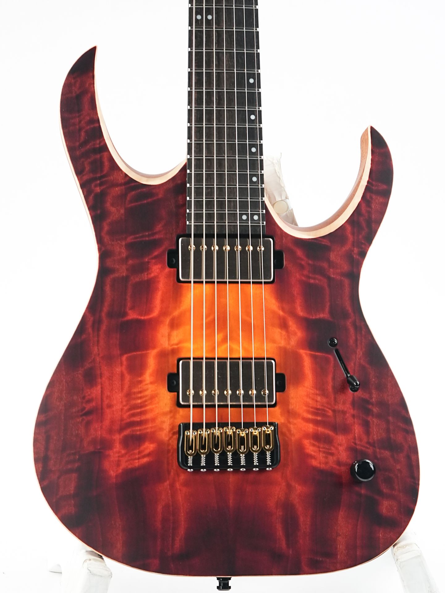 Mayones Duvell Elite 7 lava Burst | The Fellowship of Acoustics