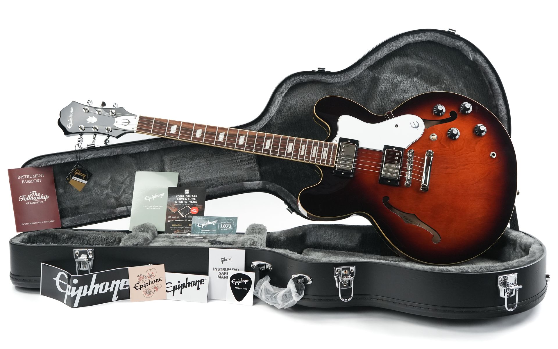 Epiphone Bonehead Riviera Dark Tobacco Sunburst | The Fellowship of ...