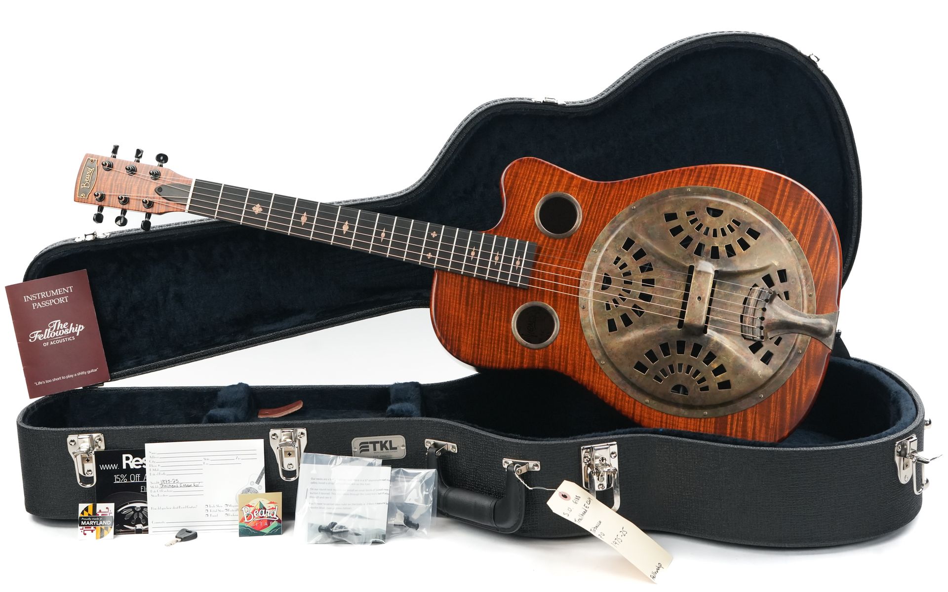 Beard Trailhead E RN Curly Maple | The Fellowship of Acoustics