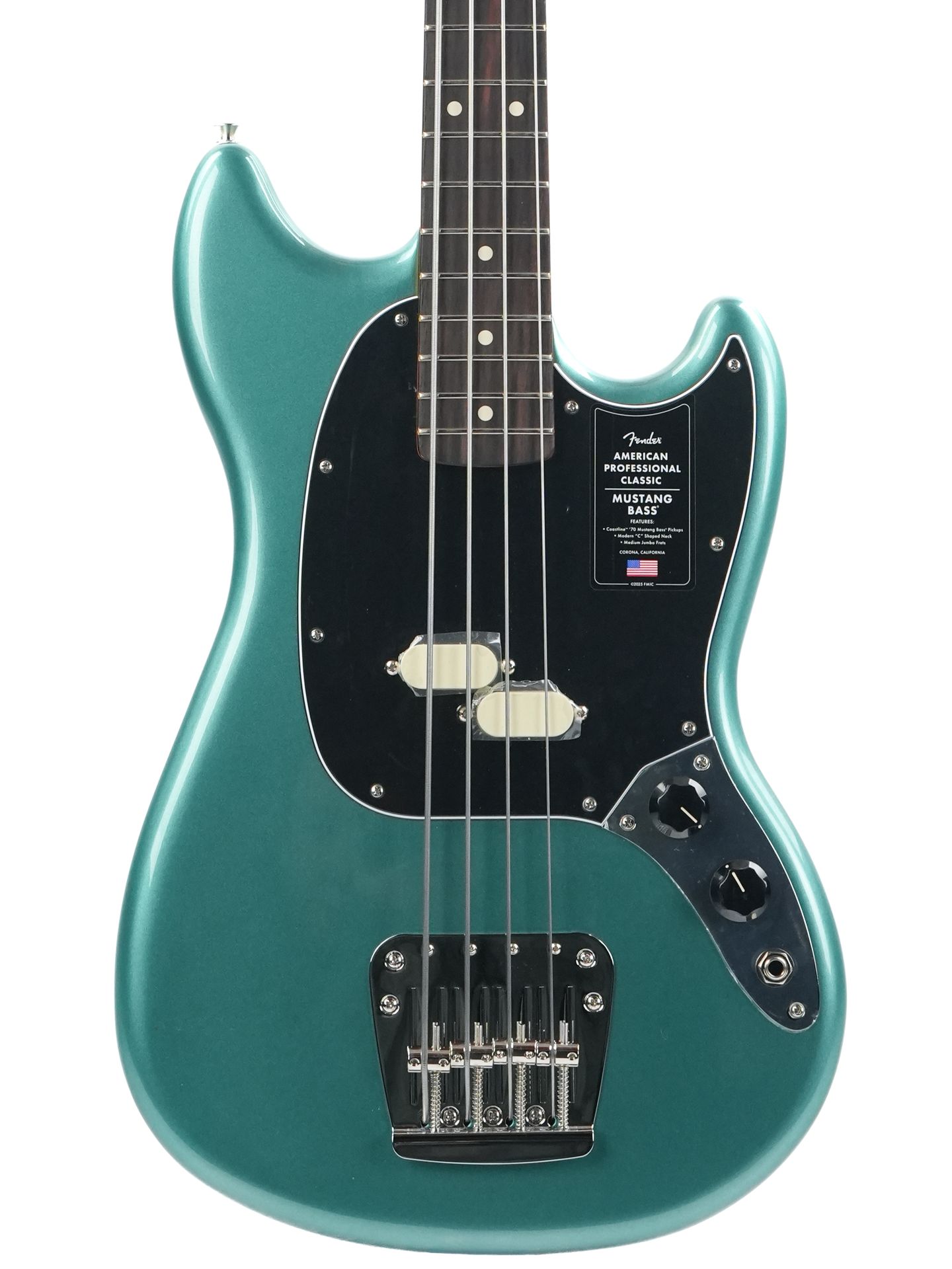 Fender American Professional Classic Mustang Bass Faded Sherwood Green ...