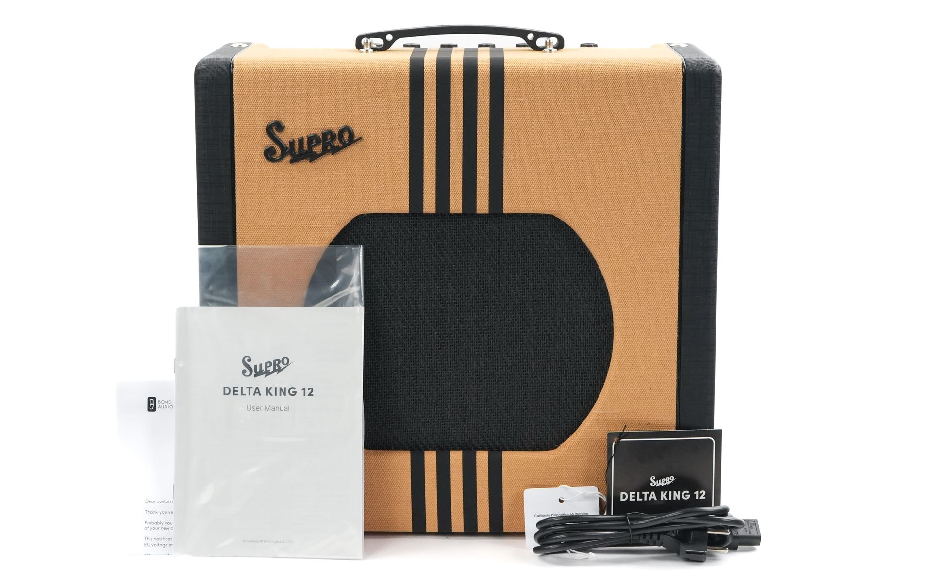 Supro Delta King 12 Tweed Black | The Fellowship of Acoustics