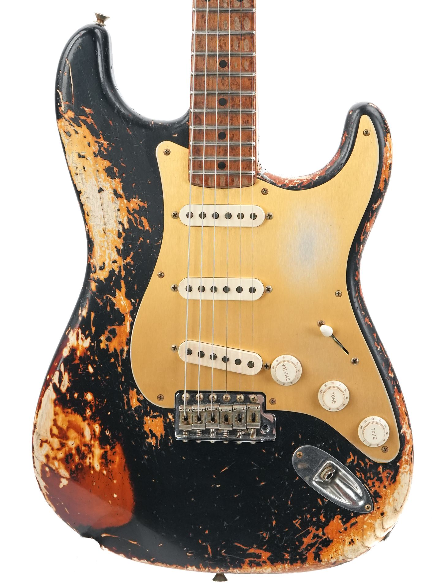 Fender Custom Shop 50's Stratocaster Dennis Galuszka Masterbuilt Black ...