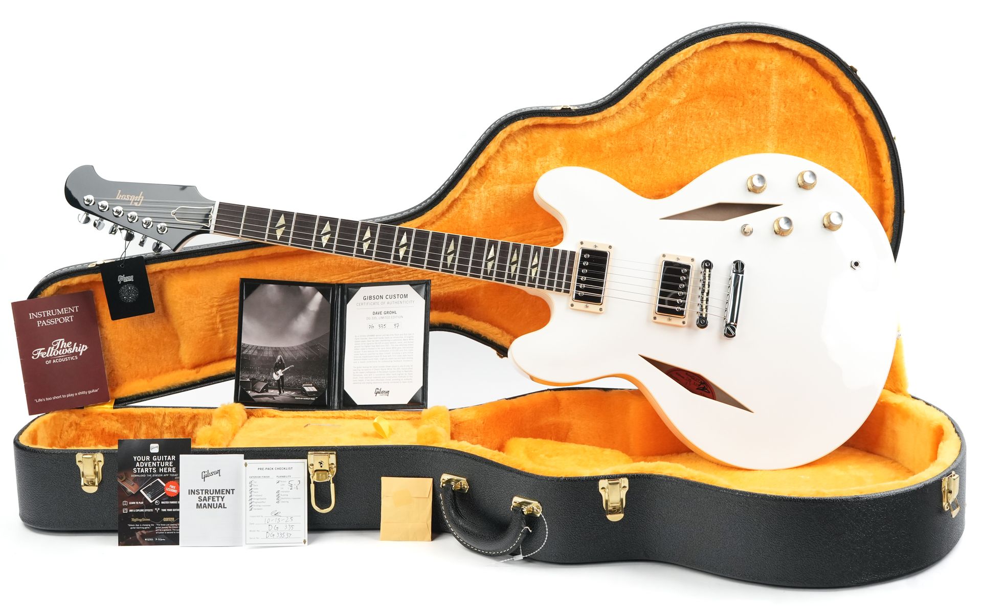Gibson Custom Dave Grohl DG335 Alpine White Limited 37 of 50 2025 | The ...