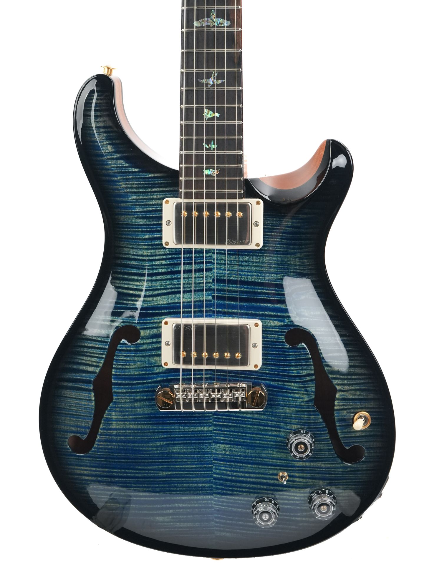 PRS Wood Library Hollowbody II Piezo 10 Top Laguna Smokeburst 2024 ...