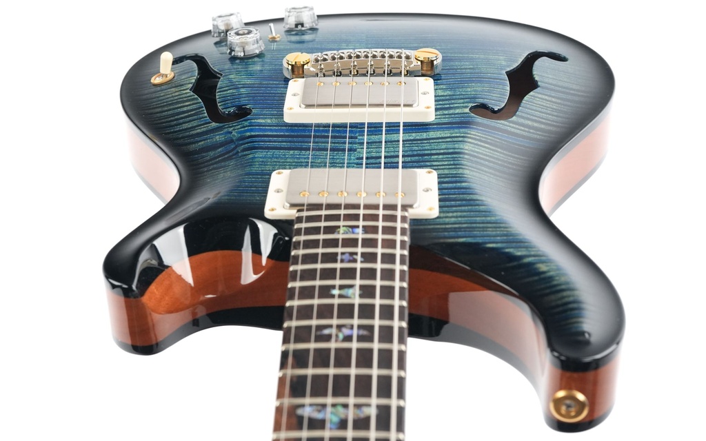 PRS Wood Library Hollowbody II Piezo 10 Top Laguna Smokeburst 2024 ...