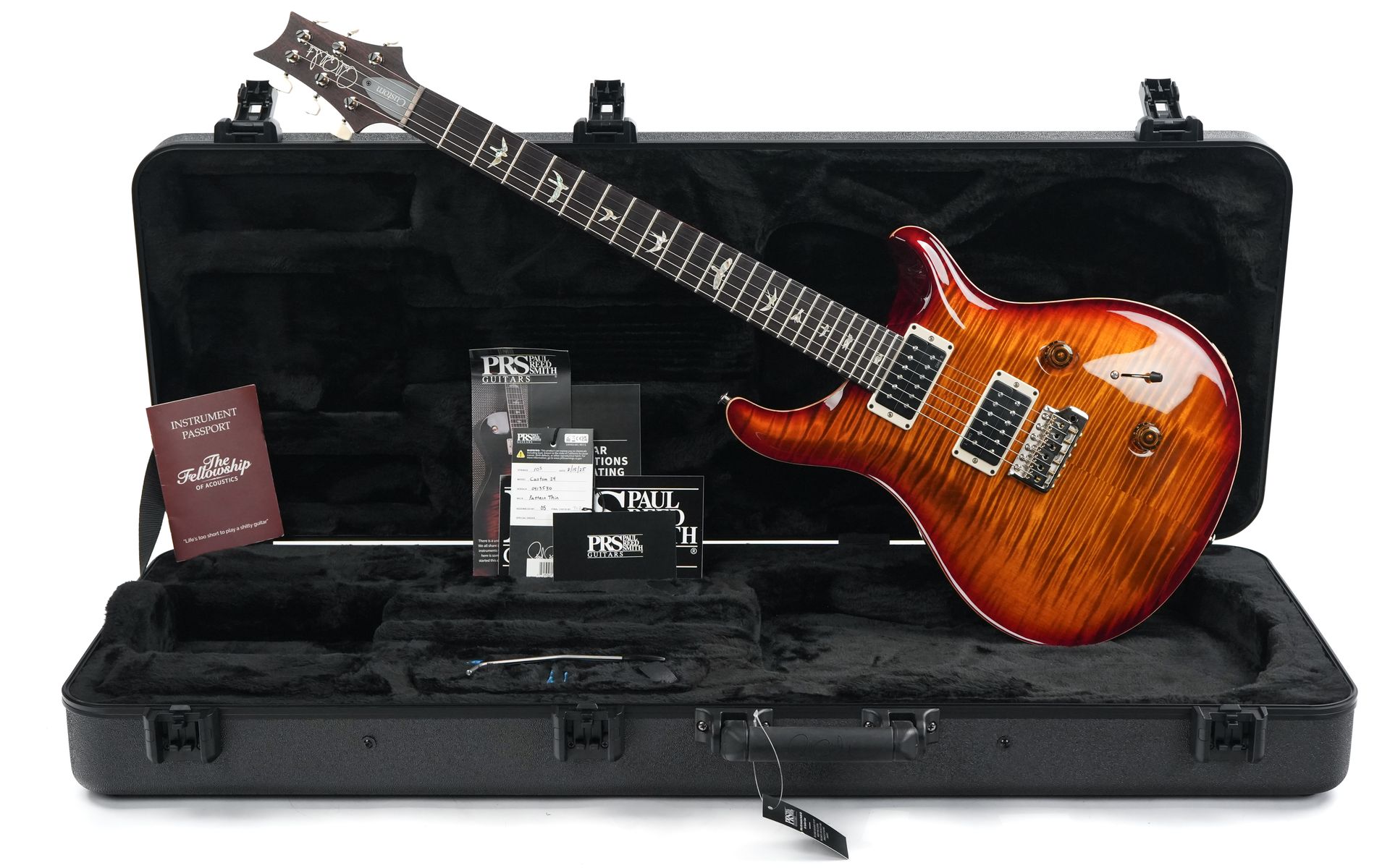 PRS Custom 24 Dark Cherry Sunburst | The Fellowship of Acoustics