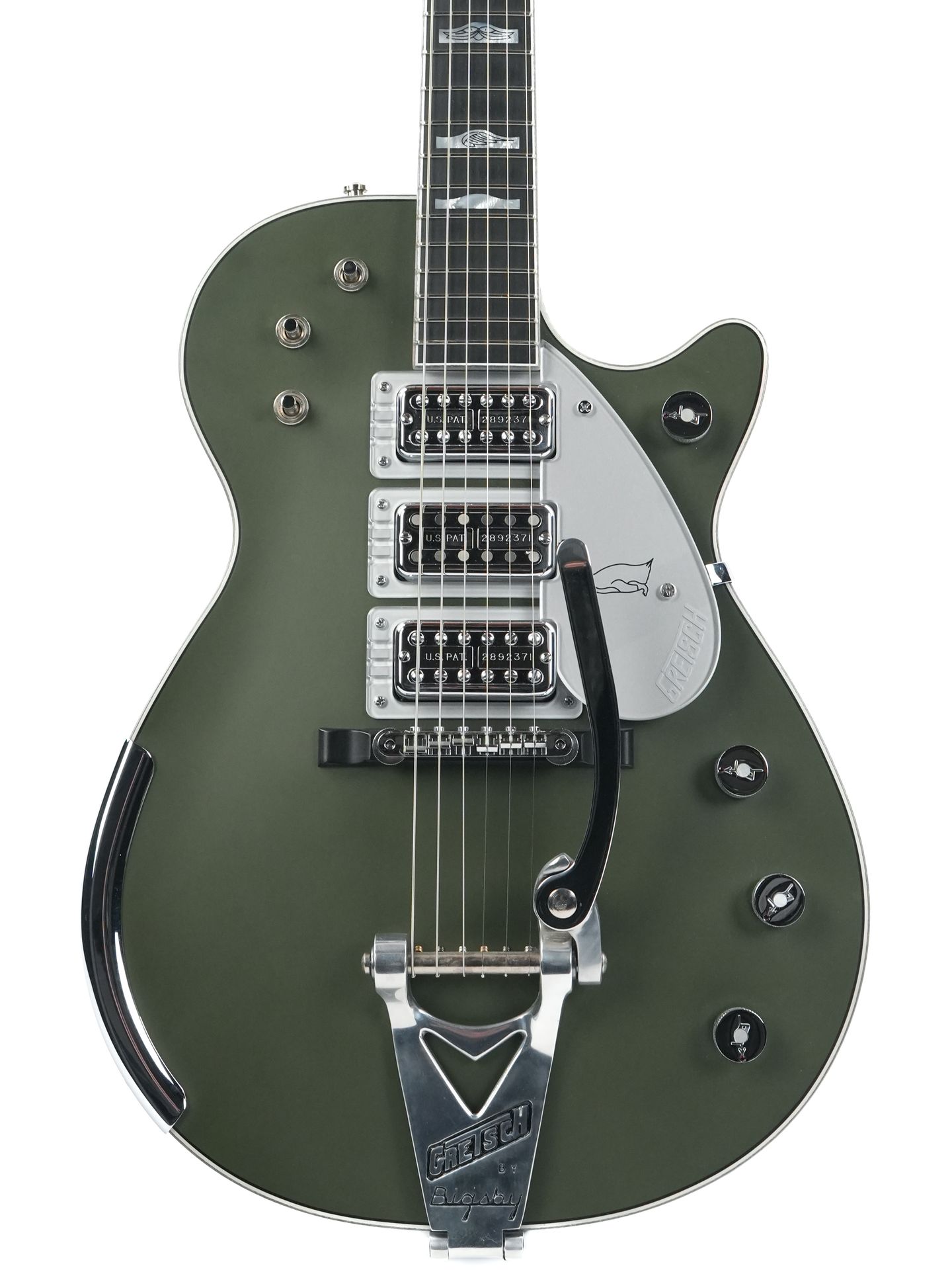 Gretsch Custom Shop G6134 CS Olive Drab Penguin Masterbuilt Stephen ...