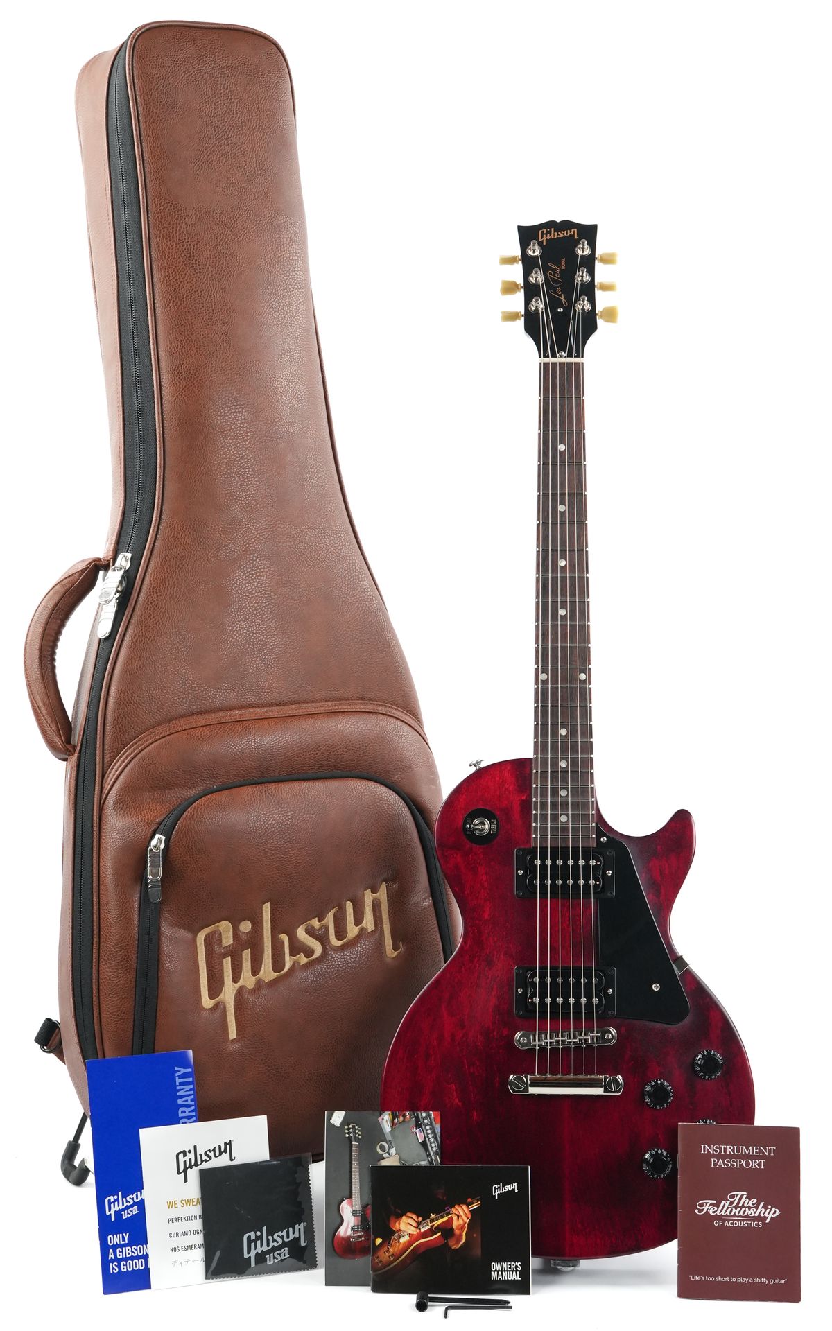 Gibson Les Paul Studio Faded Worn Cherry 2018 | The Fellowship of Acoustics