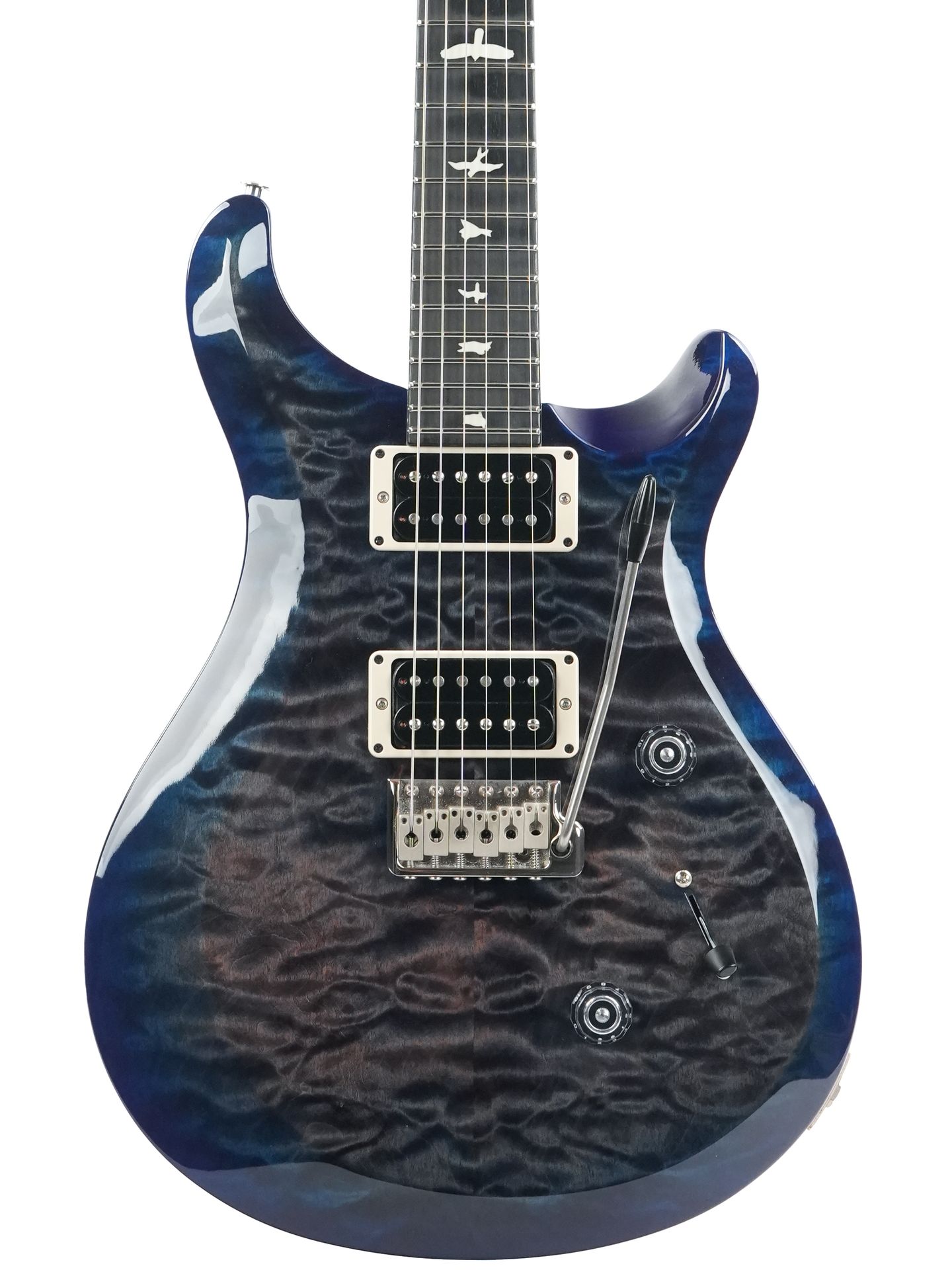 PRS S2 Custom 24 LTD Edition Quilted Maple Faded Gray Black Blue Burst ...