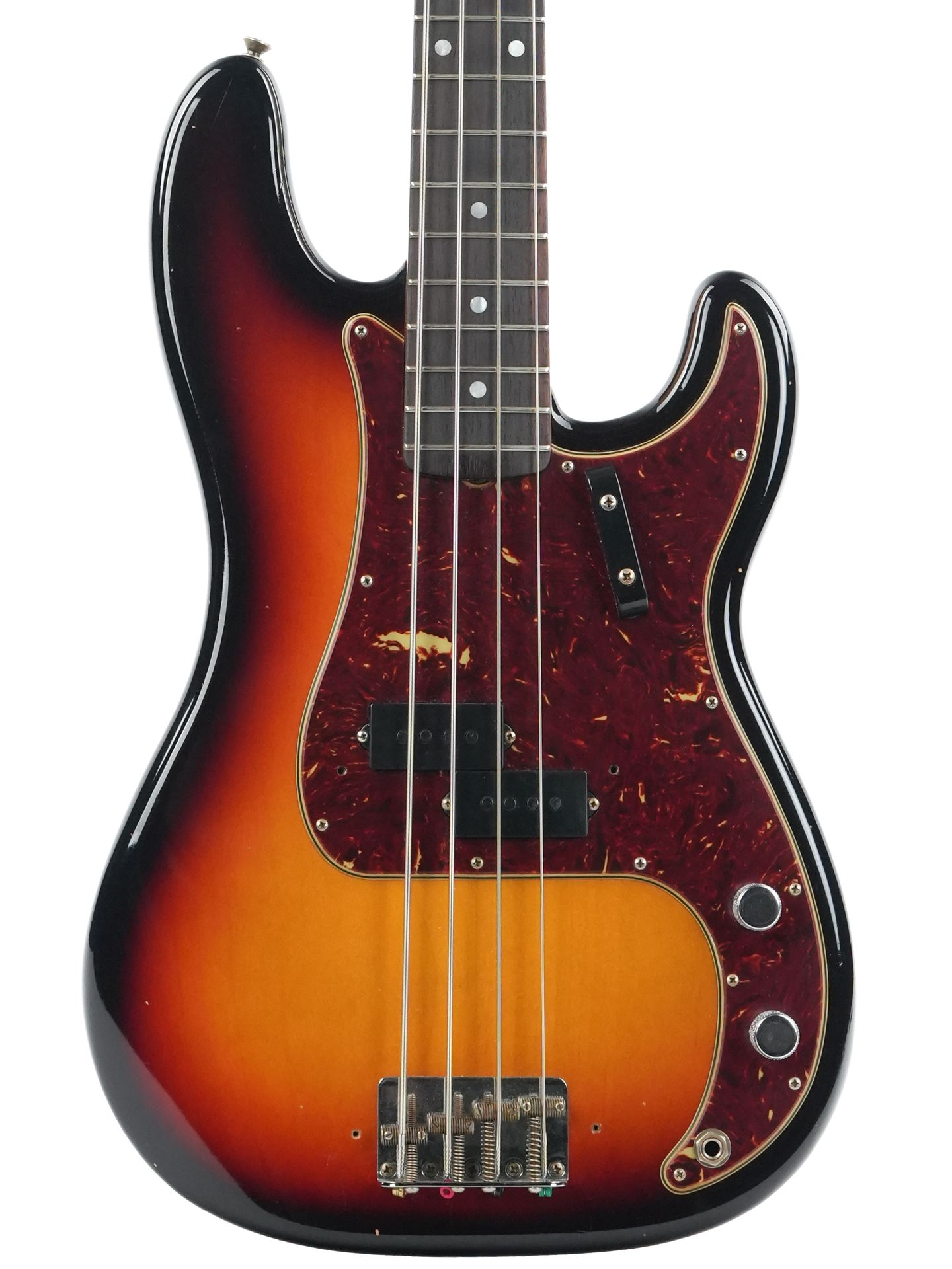 Fender Custom Shop 66 Precision bass Journeyman Bleached 3 Tone ...