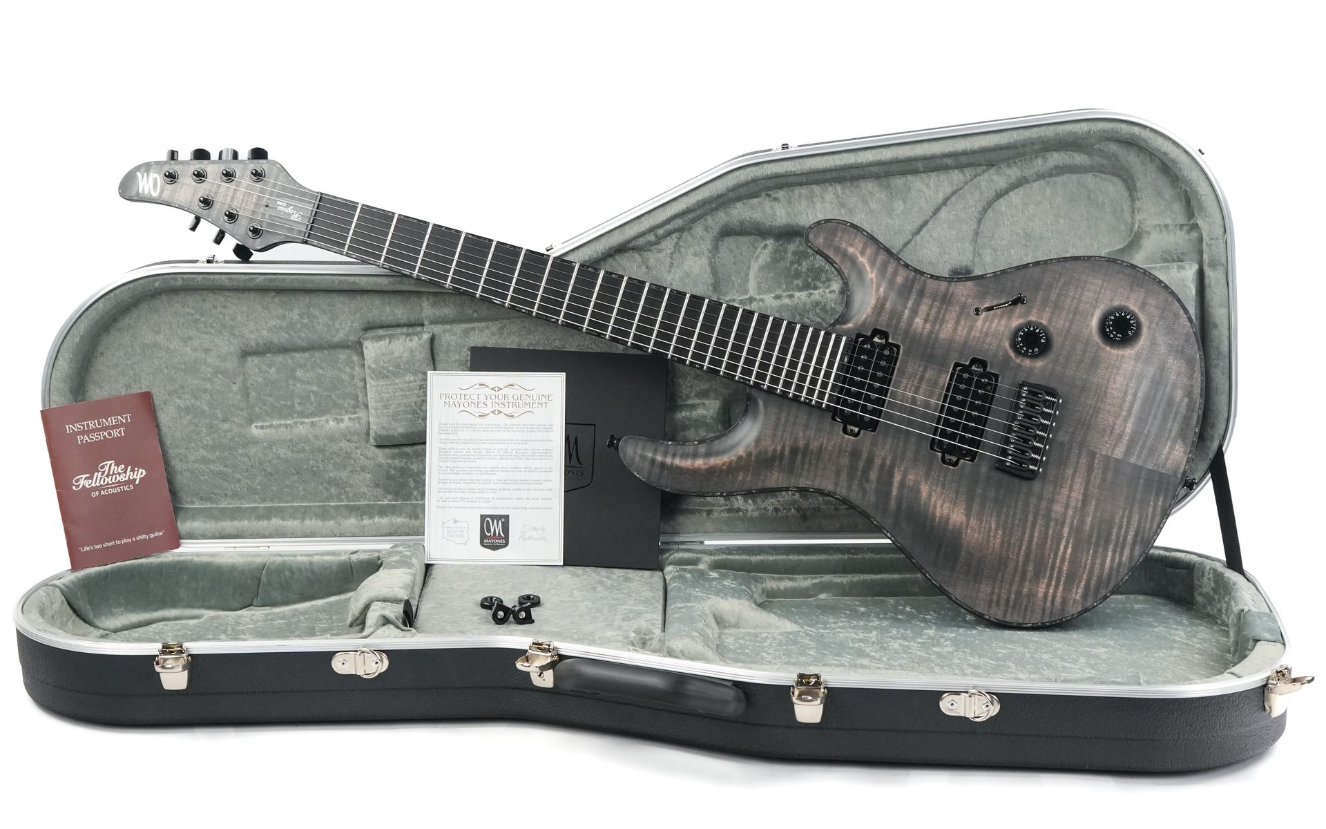 Mayones Regius Core 7 Antique Black Matt 2023 | The Fellowship of Acoustics