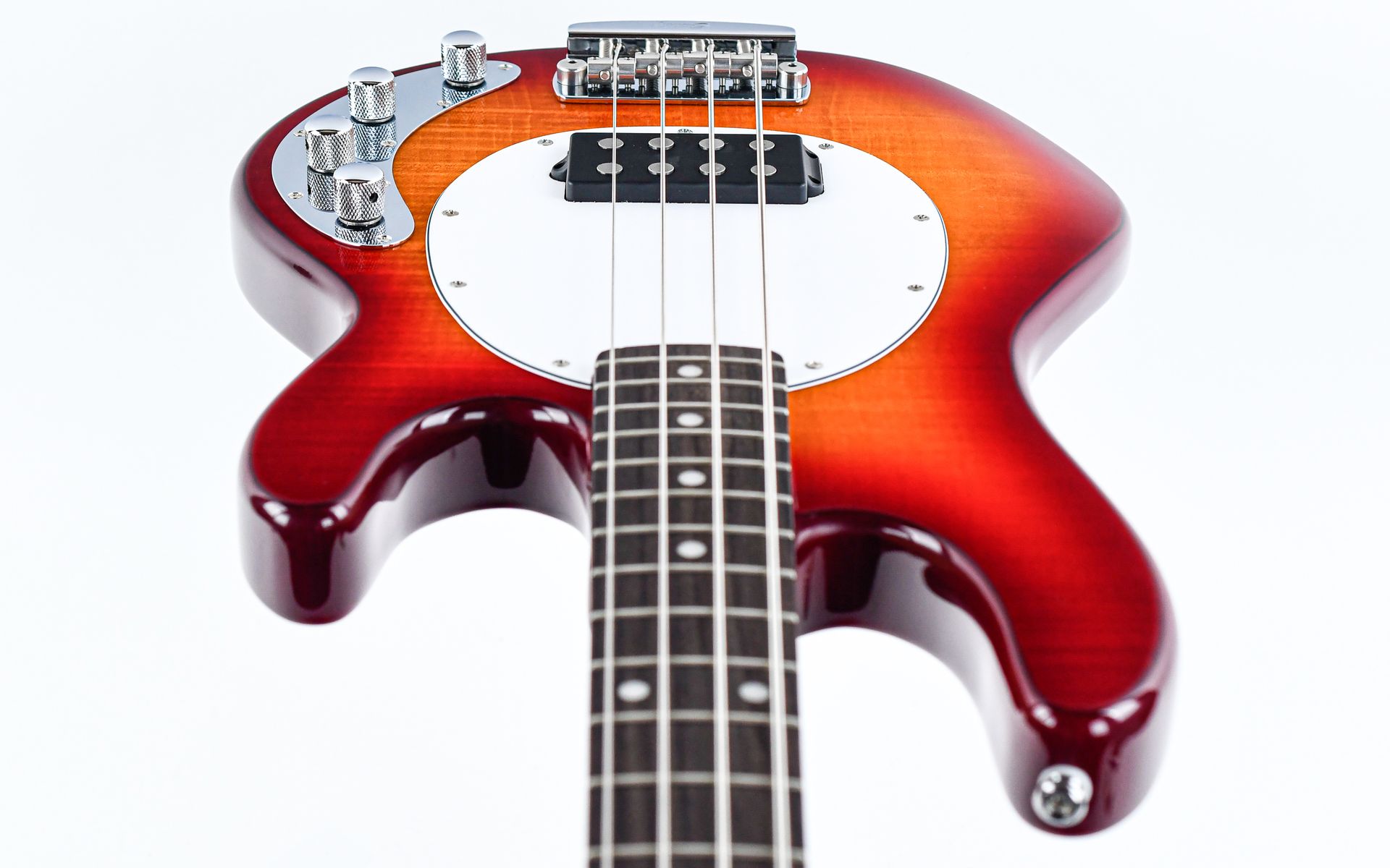 Sterling Stingray 34 Flame Maple Heritage Cherry Burst | The Fellowship ...