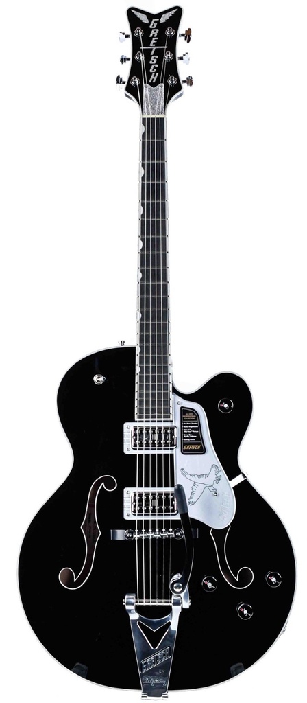 Gretsch Falcon Hollow Body String-Thru Bigsby Black | The Fellowship of ...