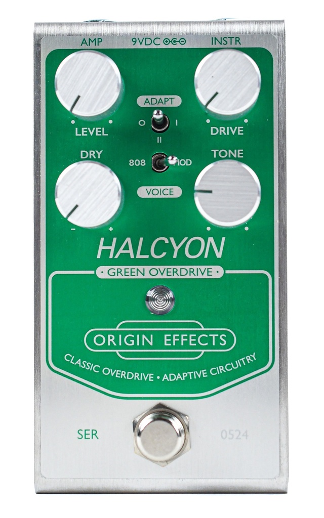 Origin Effects Halcyon Green Overdrive | The Fellowship of Acoustics